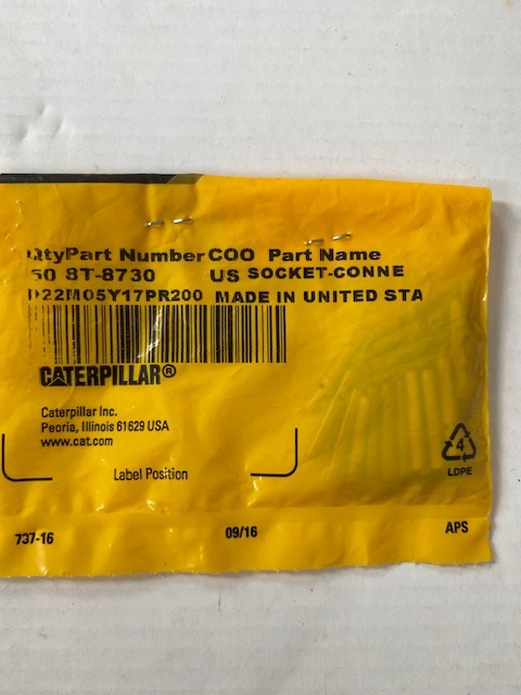 CONNECTOR/ GIẮC ĐIỆN 8T-8730 - Phụ tùng Caterpillar