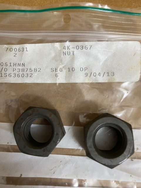 NUT/ ĐAI ỐC 4K-0367 - Phụ tùng Caterpillar