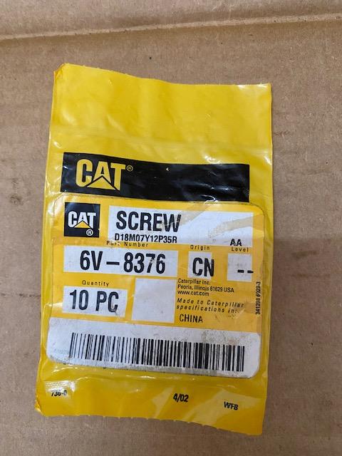 SCREW/ VÍT 6V-8376/ - Phụ tùng Caterpillar