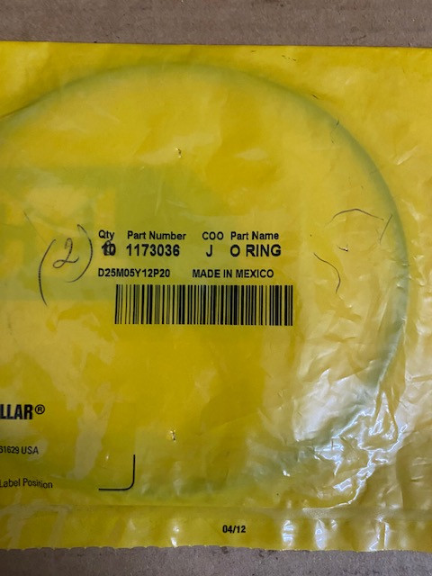 SEAL O RING/ PHỚT TRÒN 117-3036 - Phụ tùng Caterpillar